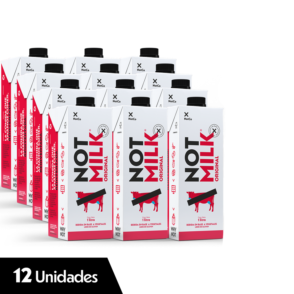 NotMilk Original 1L caja 12 un – Mercado NotCo