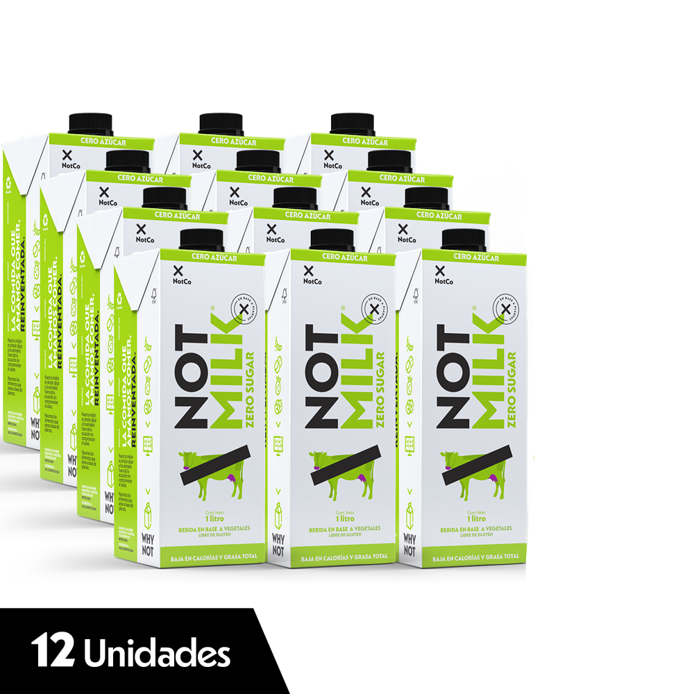 NotMilk Zero 1L caja 12 un – Mercado NotCo