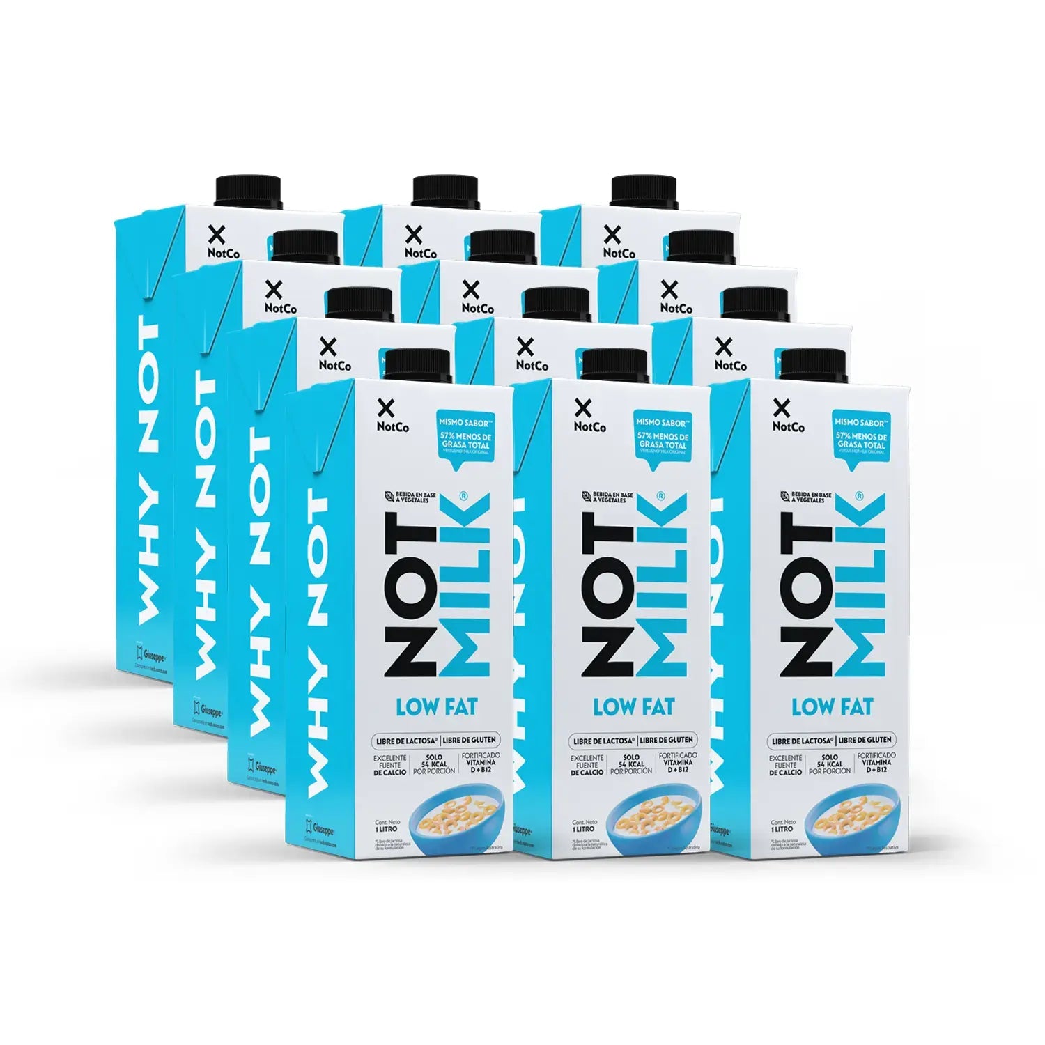 Bebida Vegetal Notmilk Low Fat 12x 1L – Mercado NotCo
